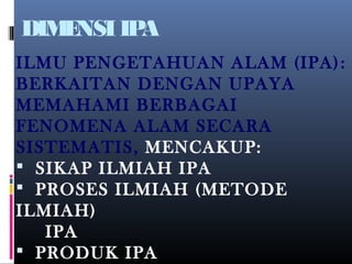 Konsep prinsip-pembelajaran-ipa-terpadu | PPT