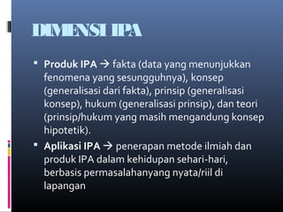 Konsep prinsip-pembelajaran-ipa-terpadu | PPT