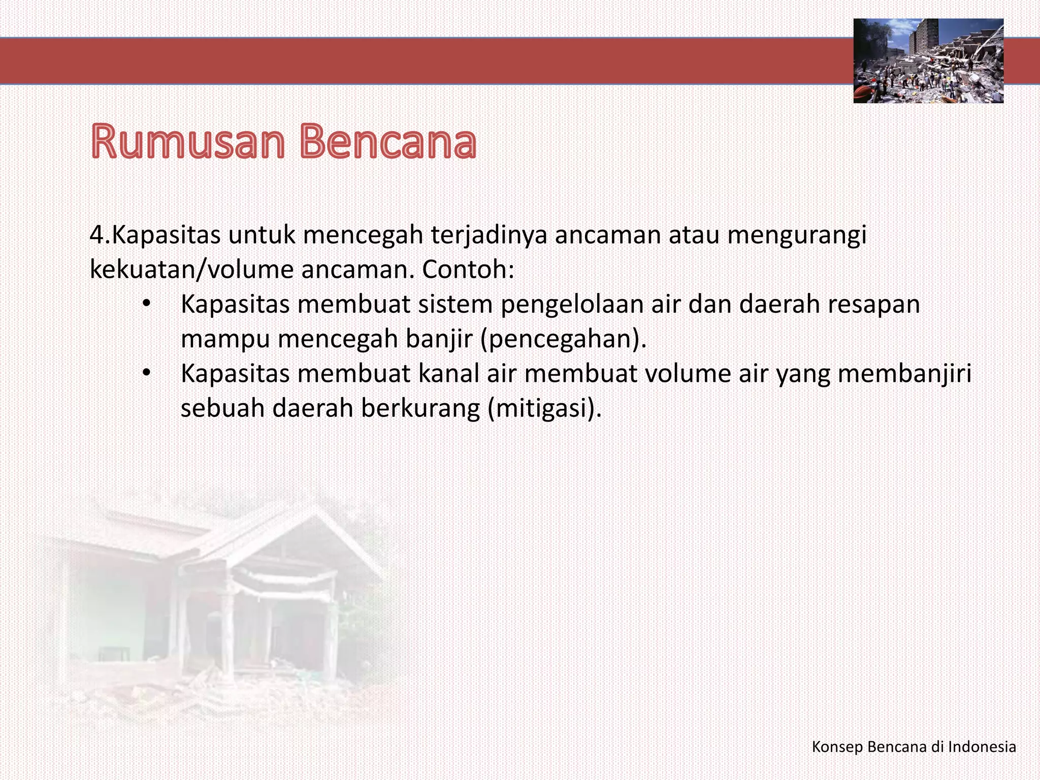 Konsep Bencana | PPTX