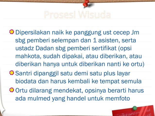 Konsep Acara Wisuda Tahfidz RQDF 2022 angkatan 1 | PPTX