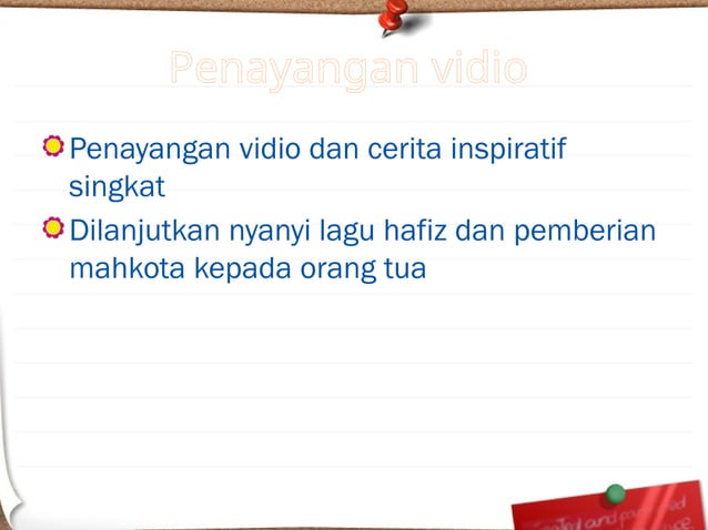 Konsep Acara Wisuda Tahfidz RQDF 2022 angkatan 1 | PPTX