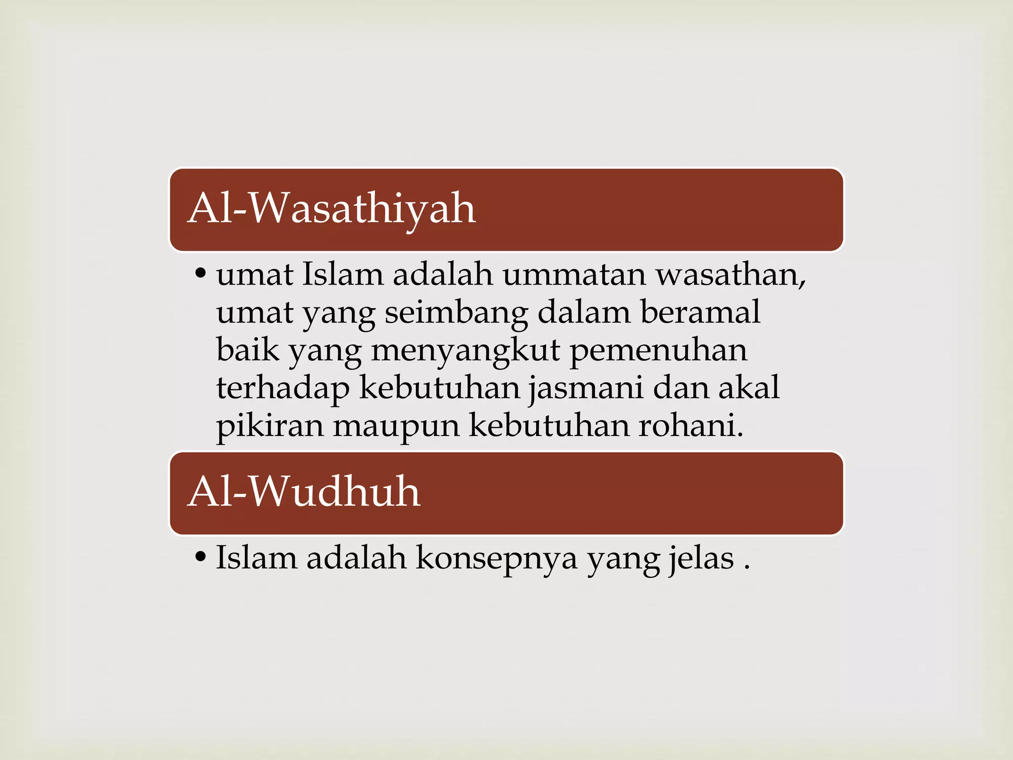 Konsep agama islam (kelompok 2) | PPTX