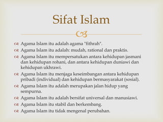 Konsep agama islam (kelompok 2) | PPTX