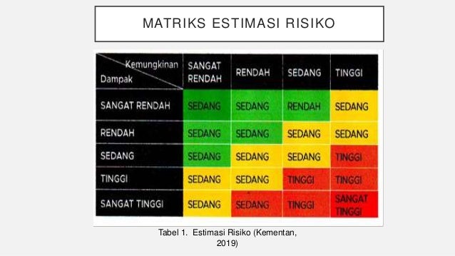 Konsep analisis risiko
