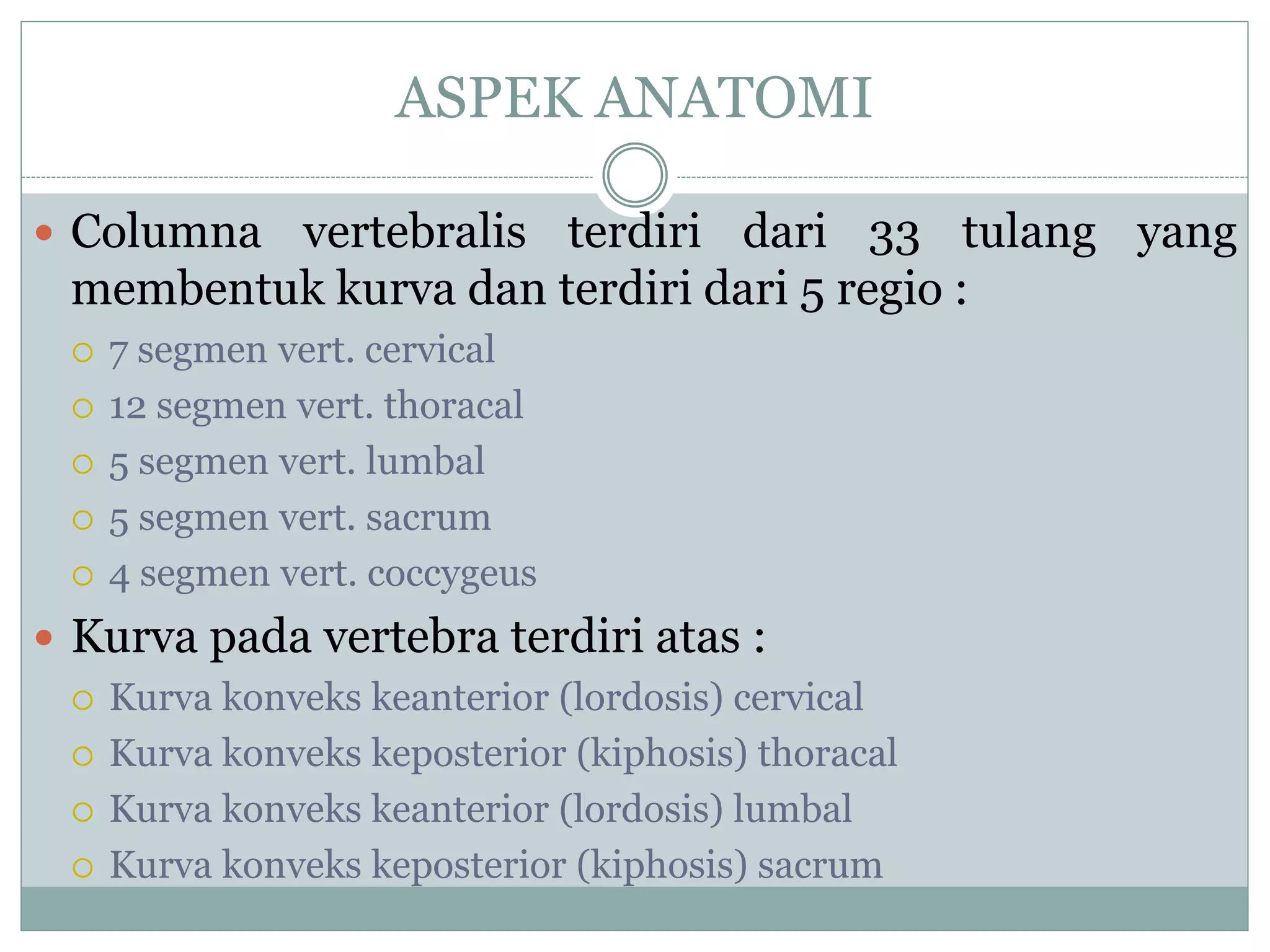 Konsep Anatomi Biomekanik Vertebra | PDF