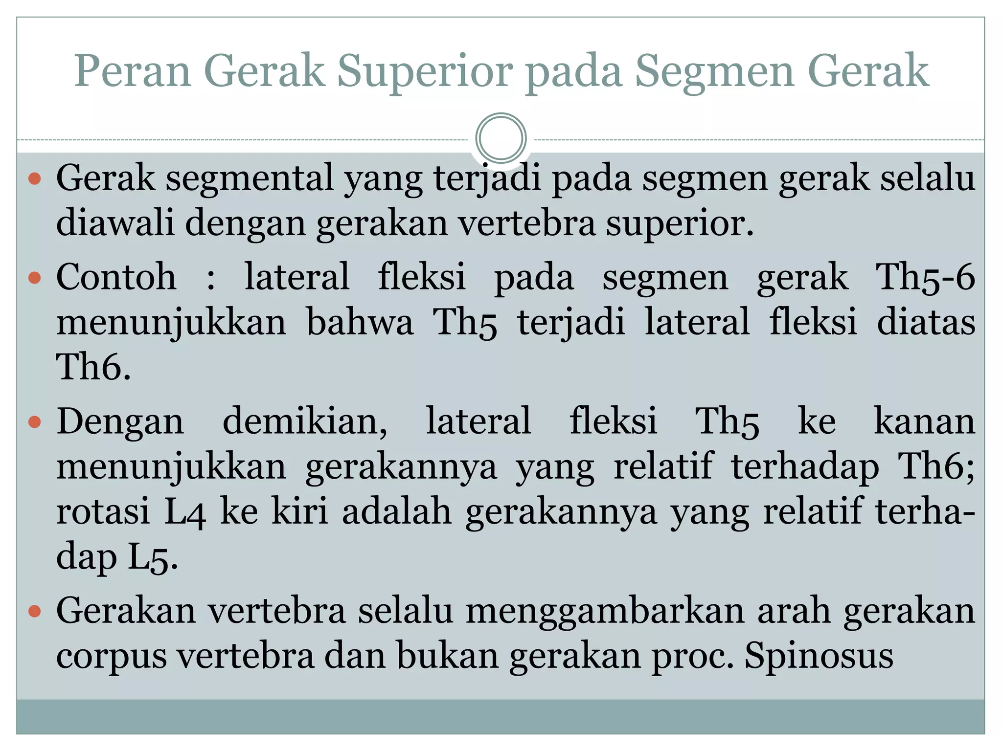 Konsep Anatomi Biomekanik Vertebra | PDF