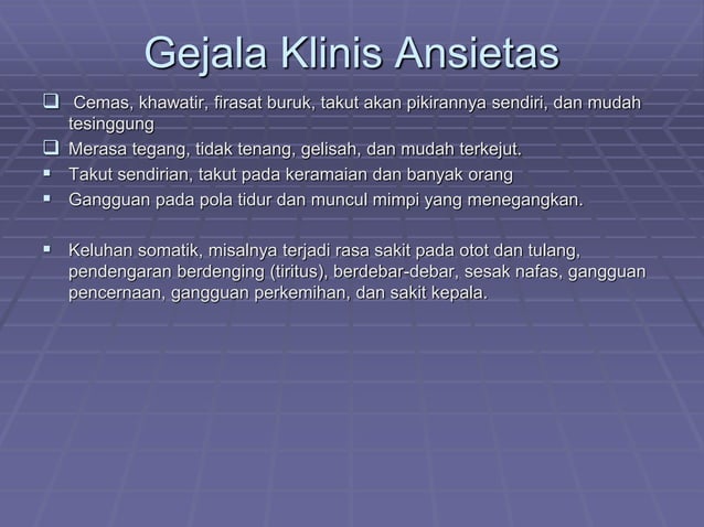 KONSEP ANSIETAS kesehatan jiwa masyarakat | PPT