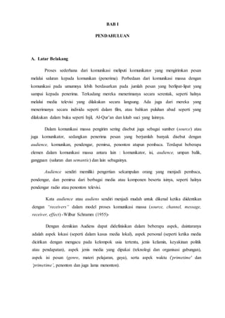 Konsep audience | DOCX
