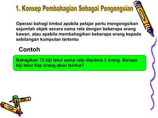 Konsep bahagi | PPT