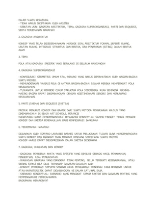 Konsep bangunan | PDF