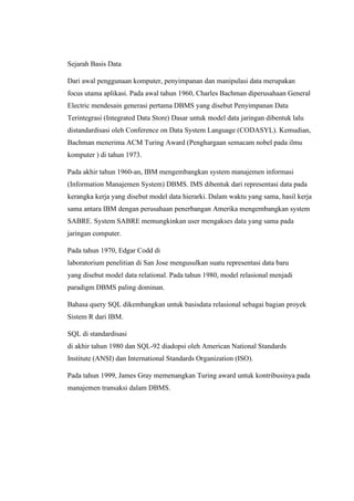 Konsep basis data relasional | PDF
