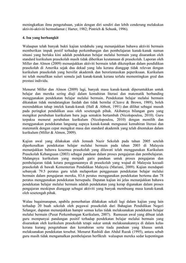 Konsep bermain dalam pakk | PDF