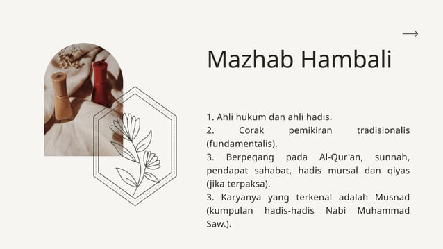 Konsep Bermazhab. PPT ini berisi seputar pengetahuan dasar tentang mazhab dalam agama Islam. | PPT