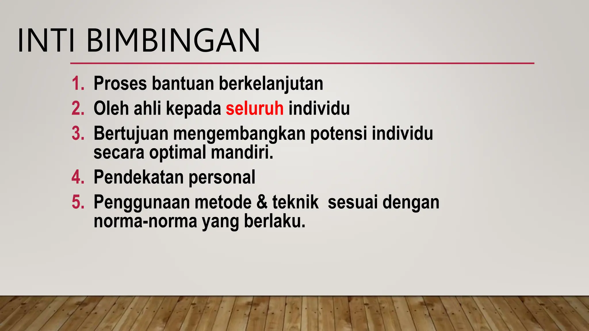 KONSEP BIMBINGAN DAN KONSELING PENGERTIAN PENGEMBANGAN | PPTX