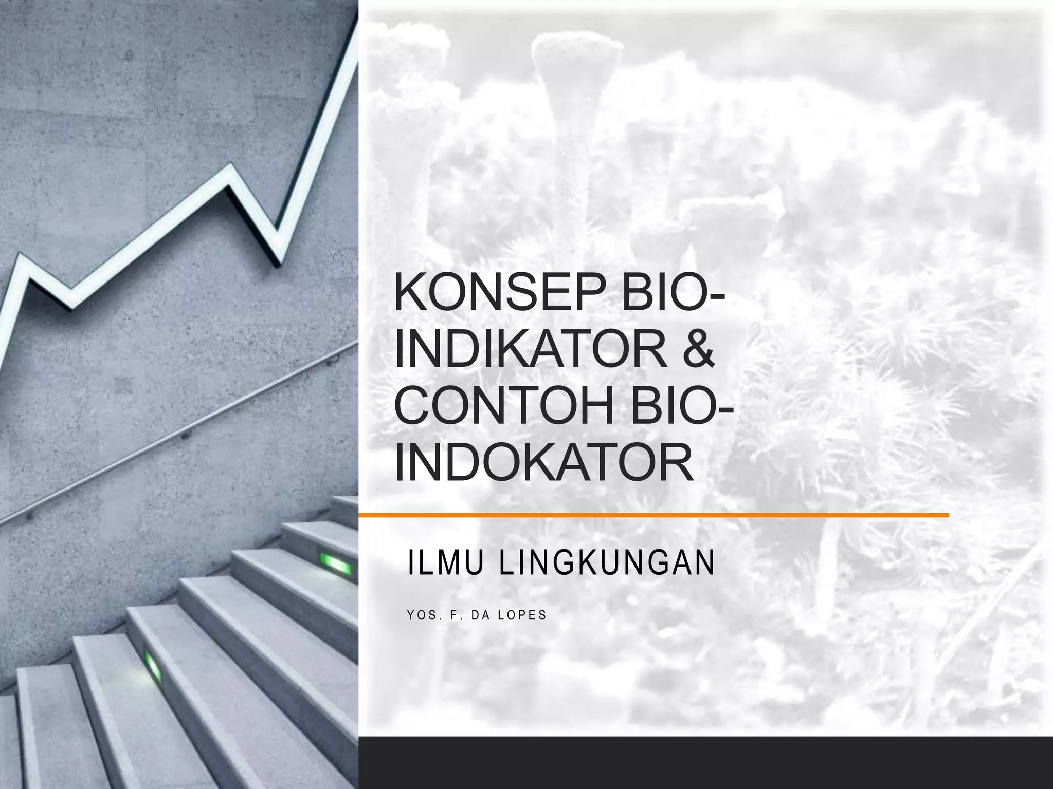 Konsep bioindikator dan contoh bioindokator (ppt) | PPTX