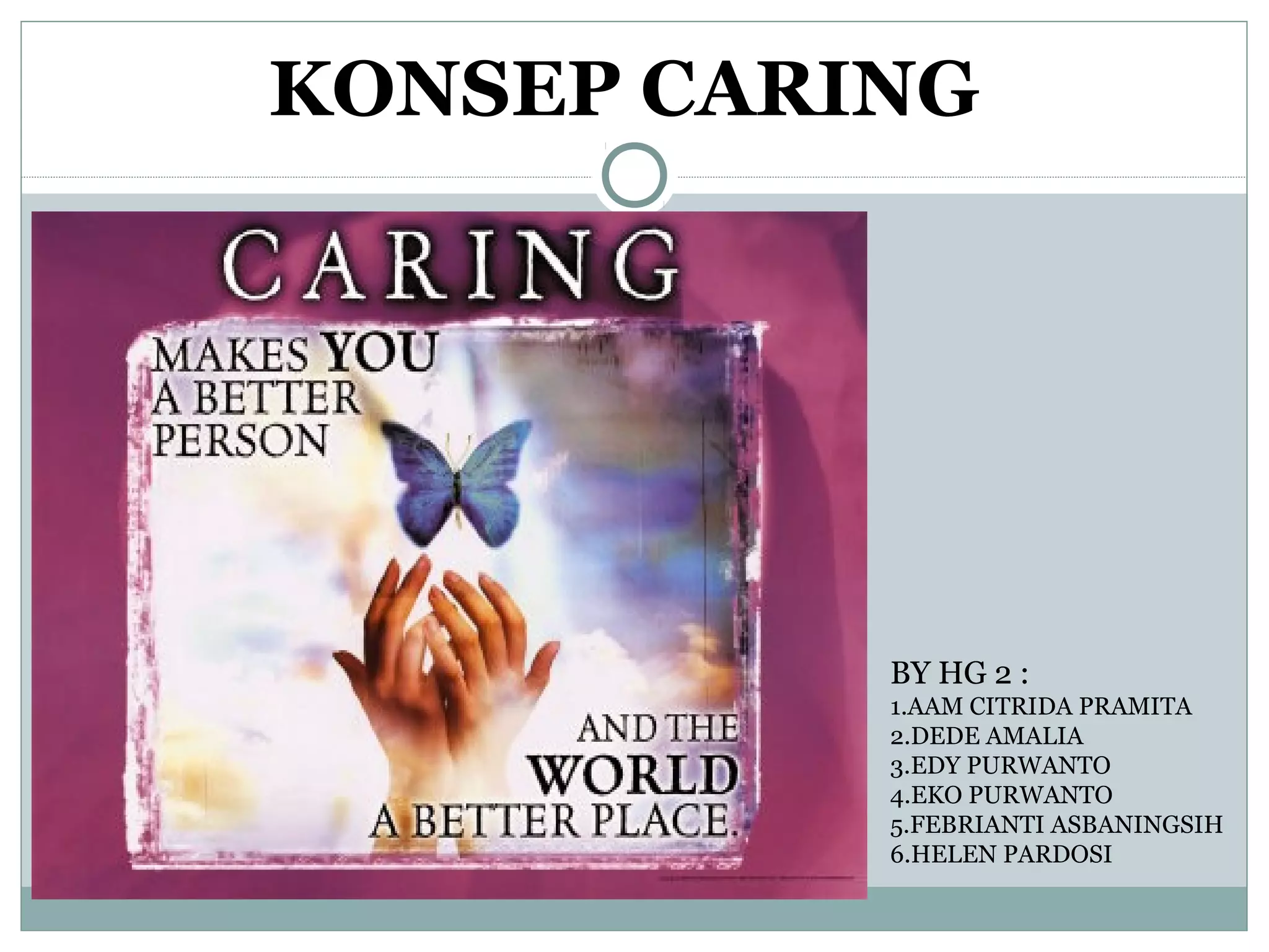 Konsep caring | PPT