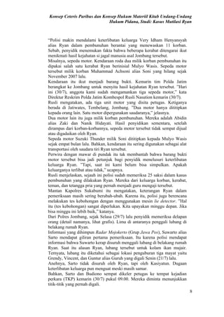 Konsep ceteris paribus dan konsep meteriil kitab undang | DOC