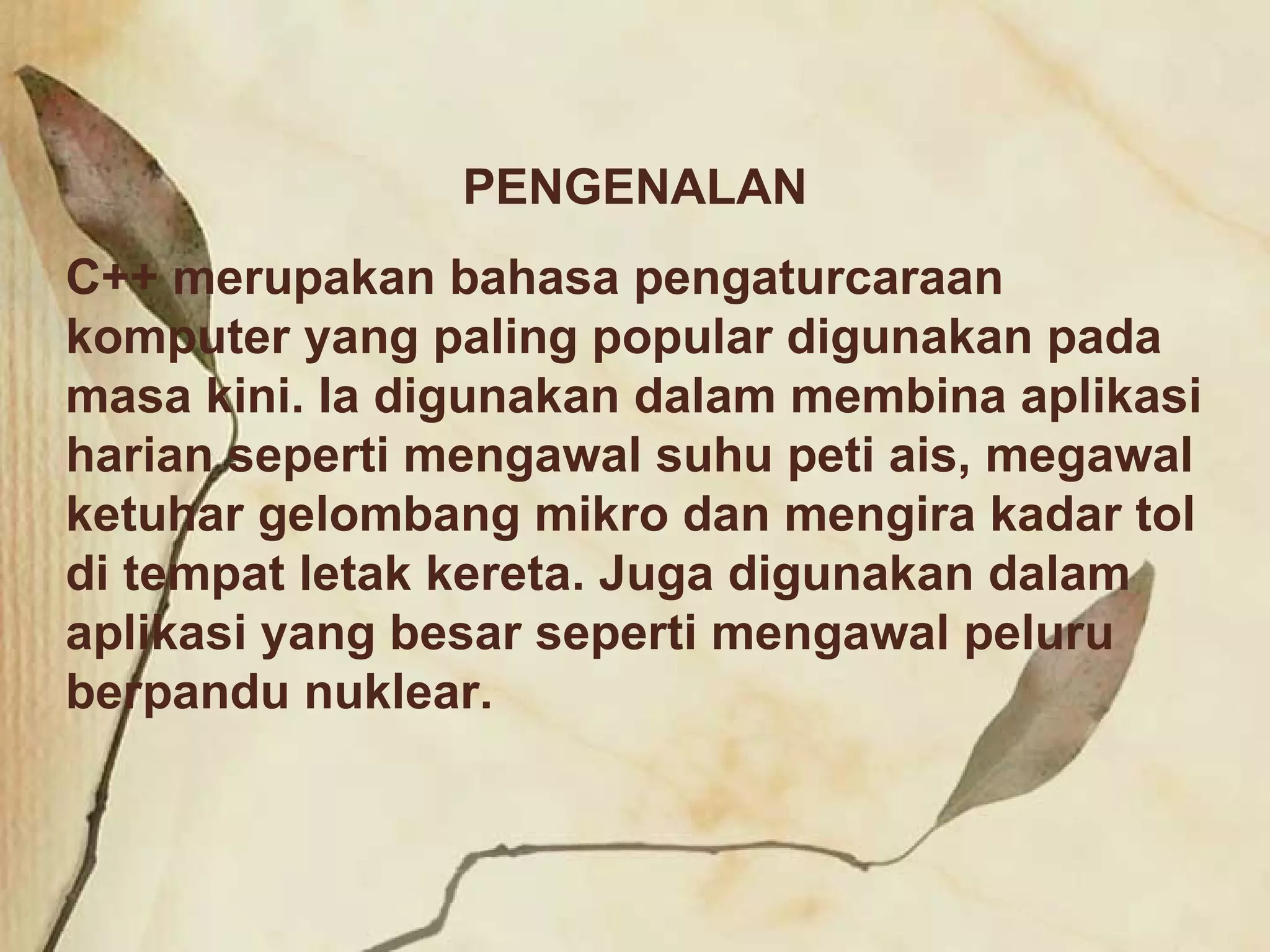 Konsep Dan Asas Pengaturcaraan | PPT