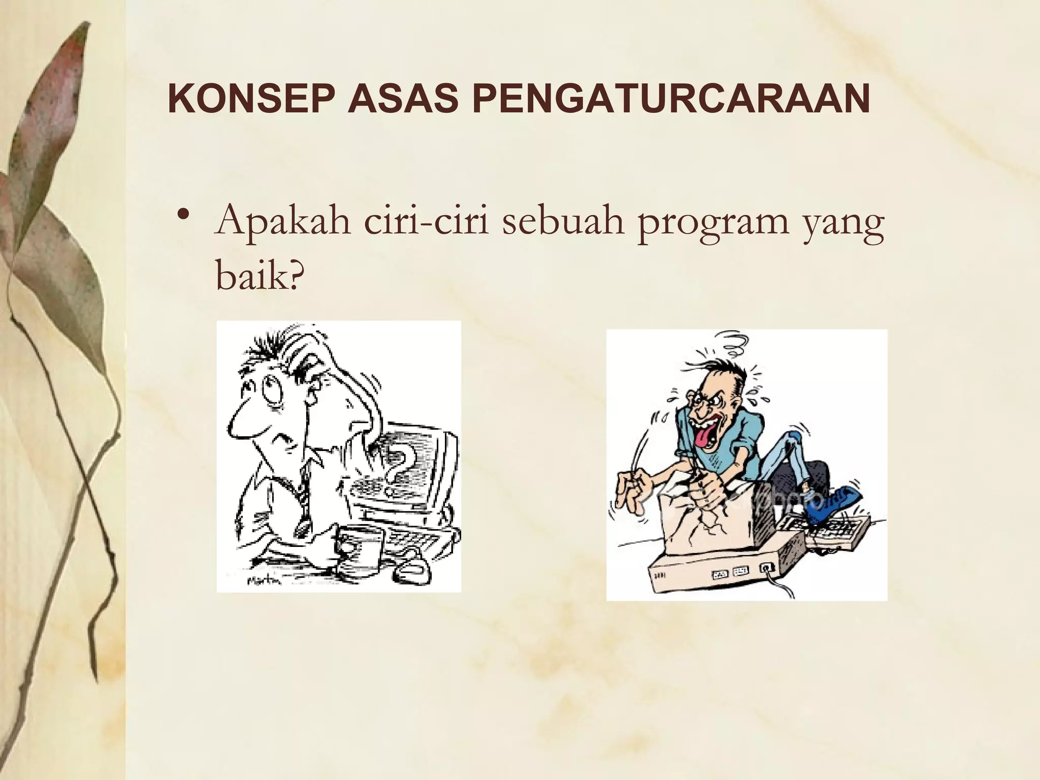 Konsep Dan Asas Pengaturcaraan | PPT
