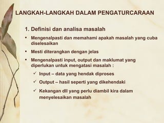 Konsep Dan Asas Pengaturcaraan | PPT