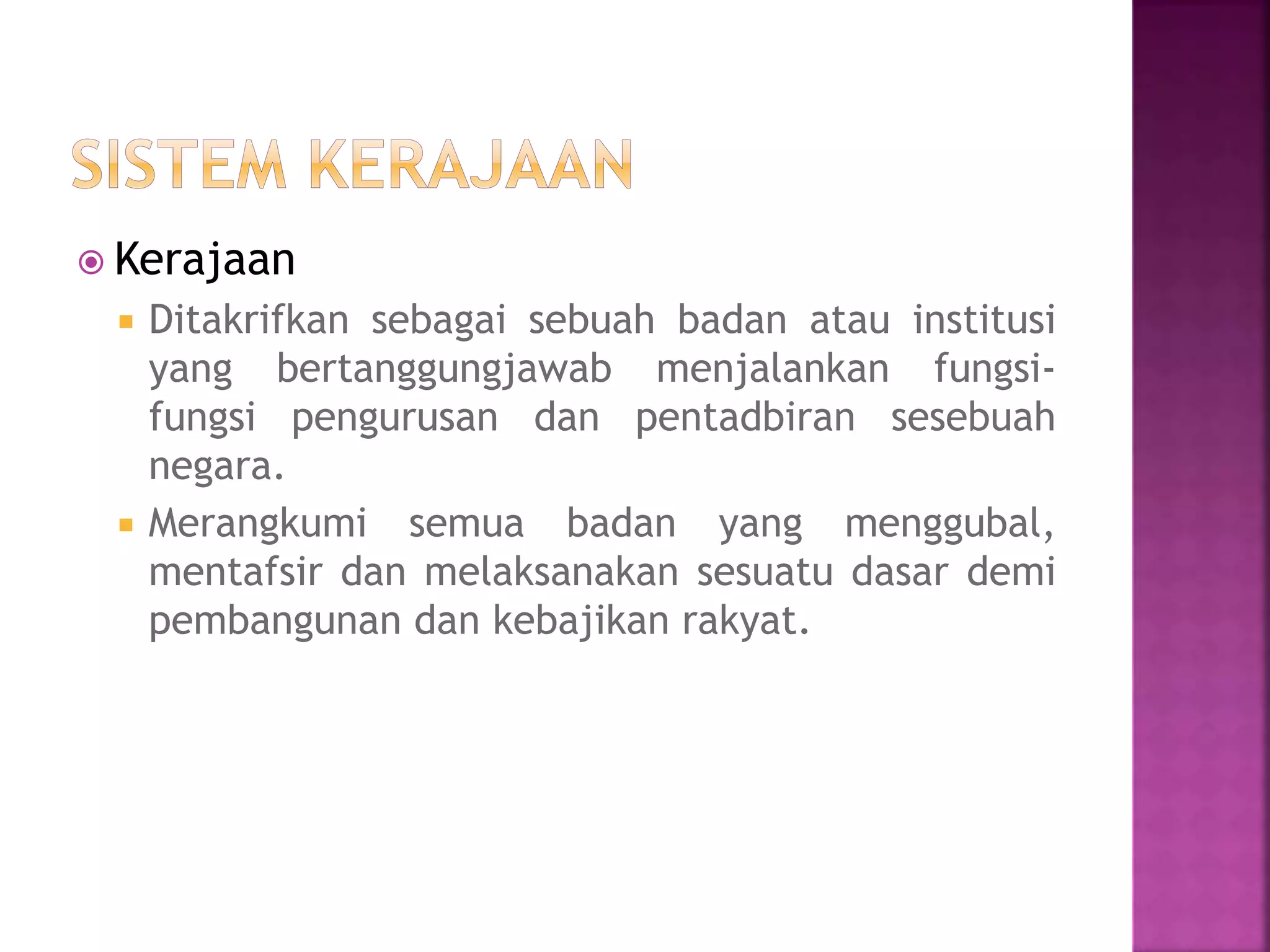 Konsep dan ciri negara berdaulat | PPTX