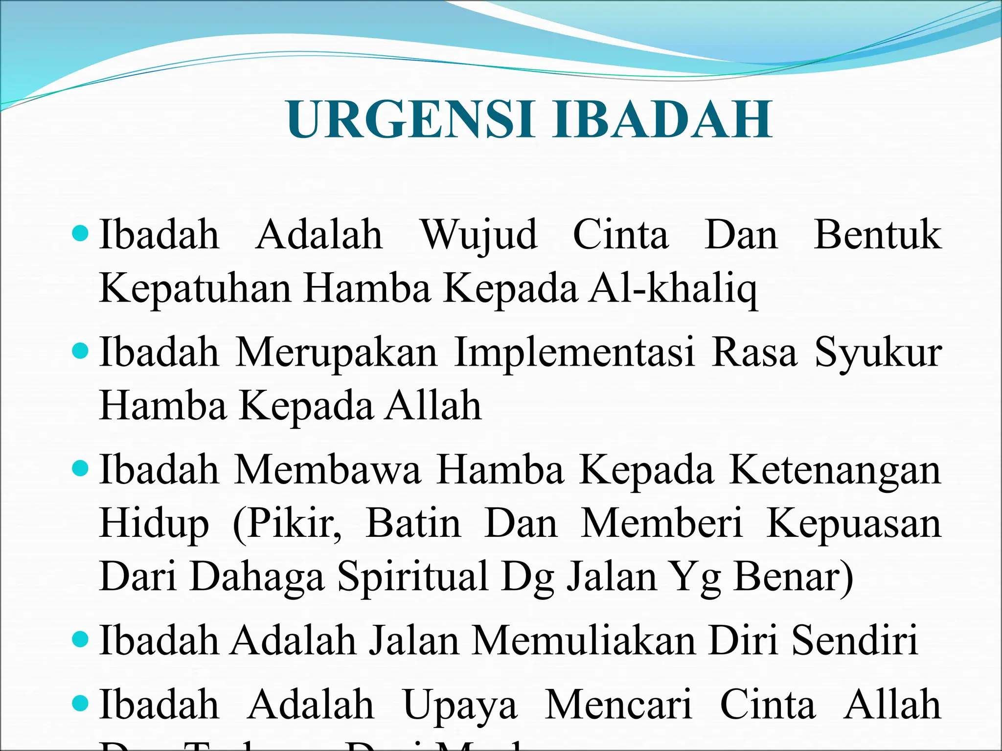 Konsep dan Tatat cara ibadah dalam islam.ppt