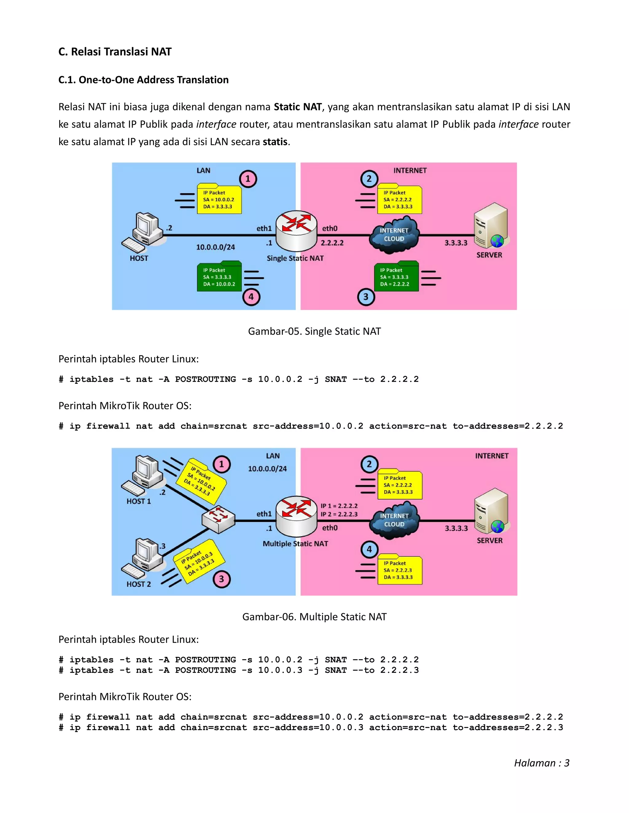 Konsep dan implementasi nat | PDF