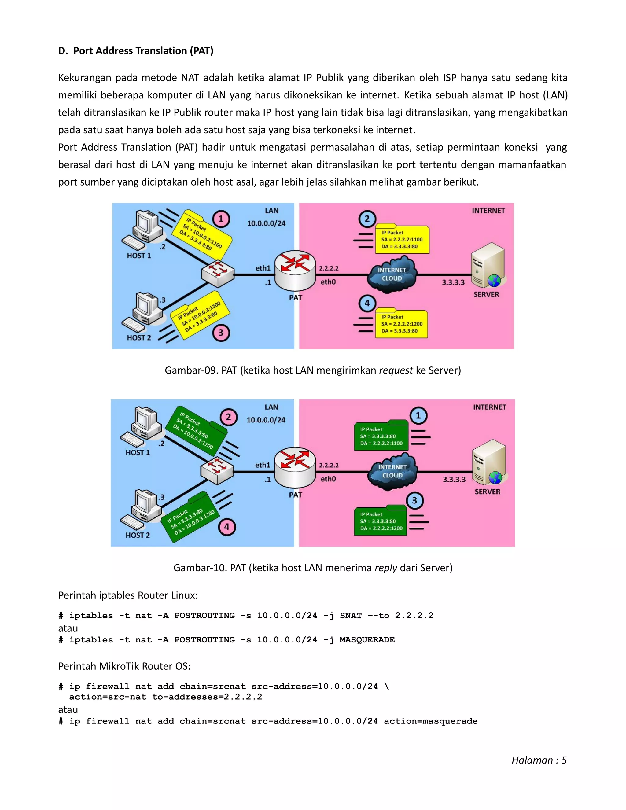 Konsep dan implementasi nat | PDF