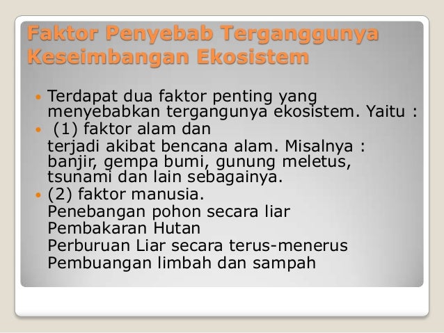 Konsep dan keseimbangan ekosistem Konsep dan keseimbangan ekosistem