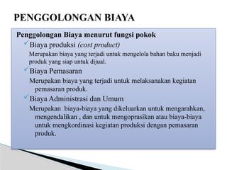 Konsep, Klasifikasi dan sifat Biaya.pptx