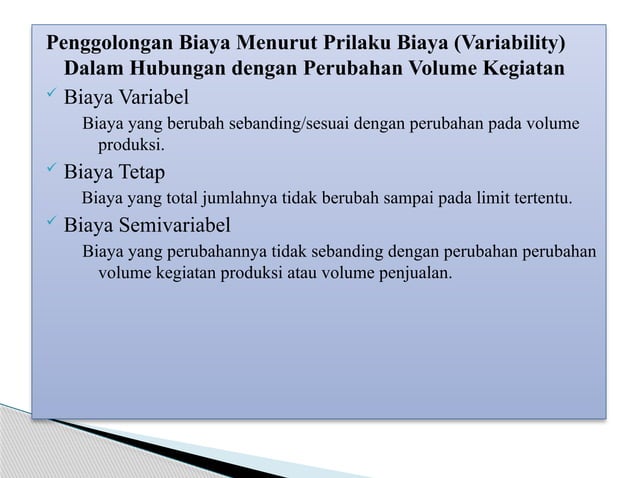 Konsep, Klasifikasi dan sifat Biaya.pptx