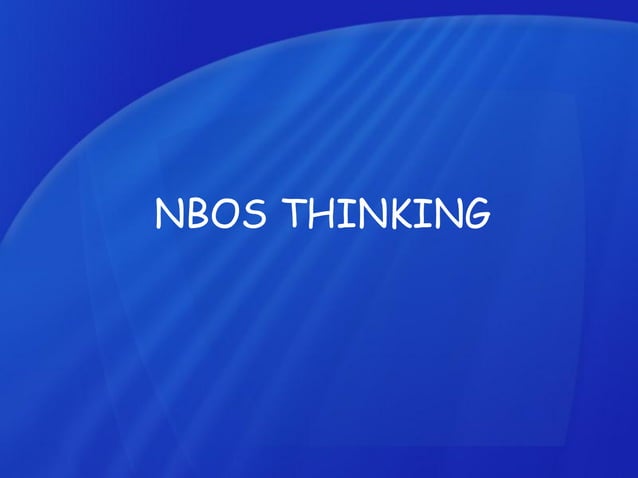 Konsep dan pemikiran nbos | PPT