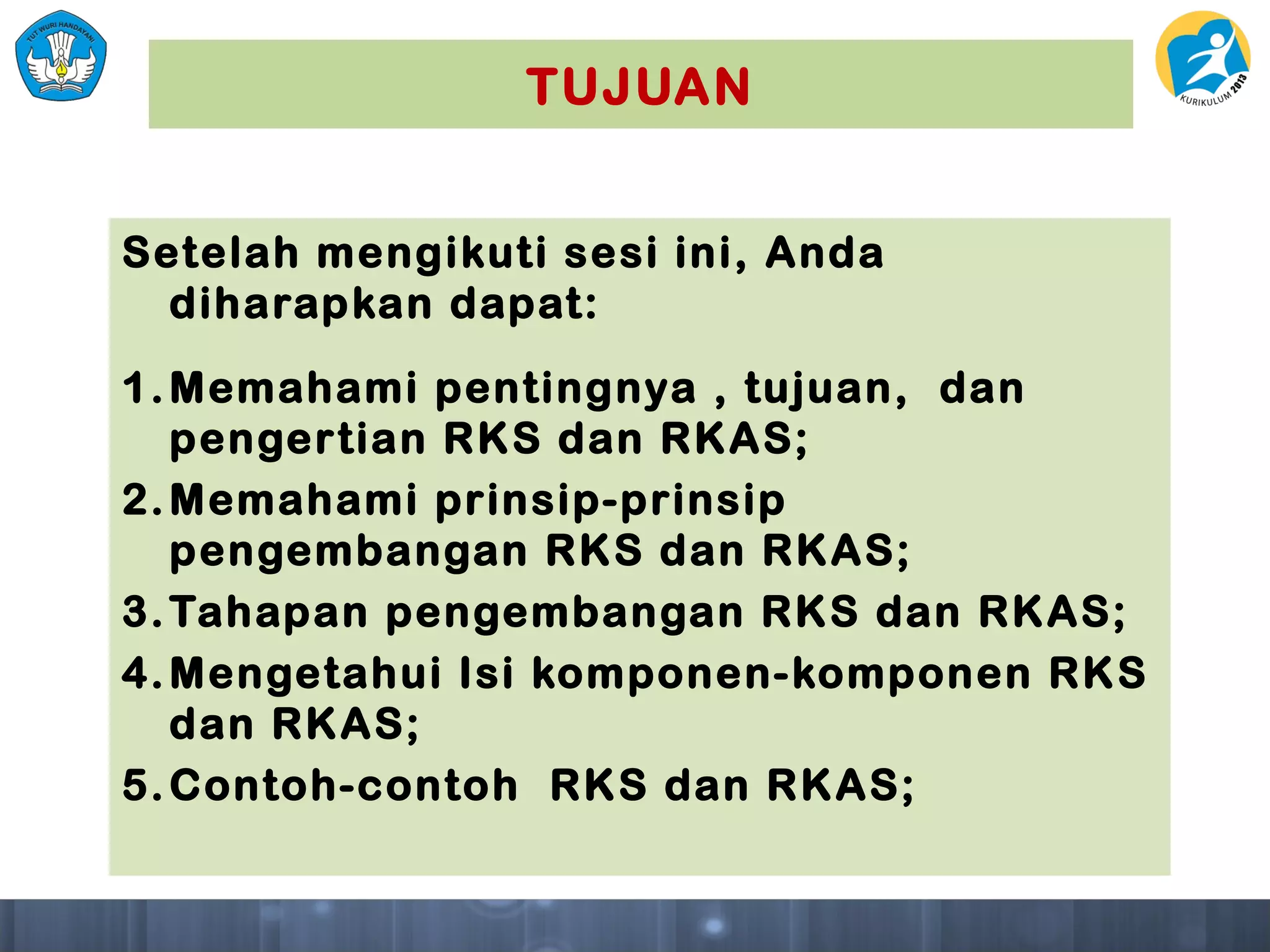 Konsep dan regulasi rks dan rkas 2015 final 30 april | PPT