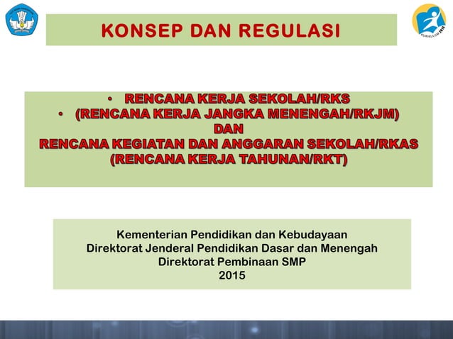 Konsep dan regulasi rks dan rkas 2015 final 30 april | PPT