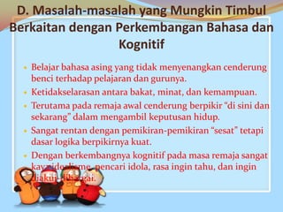 Konsep dan tugas perkembangan pesertadidik | PPTX