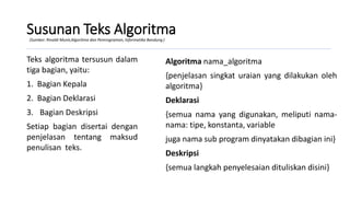 Konsep Dasar Algoritma, sejarah dan penemunya | PDF
