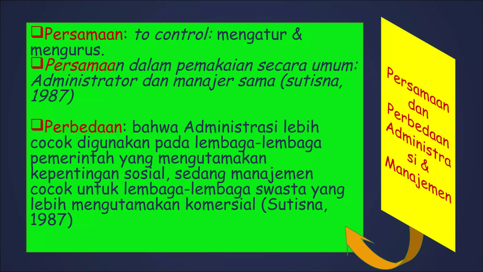 Konsep Dasar Administrasi Pendidikan | PPT