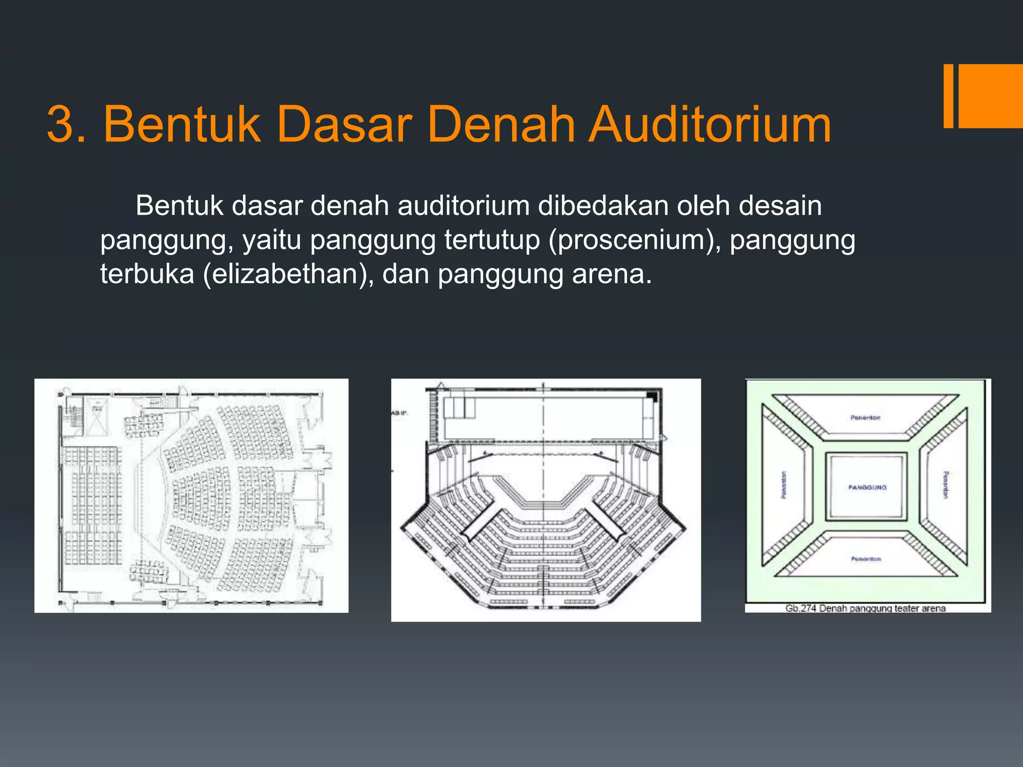 Konsep Dasar Auditorium | PPTX