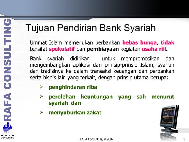 Konsep dasar bank syariah | PPT