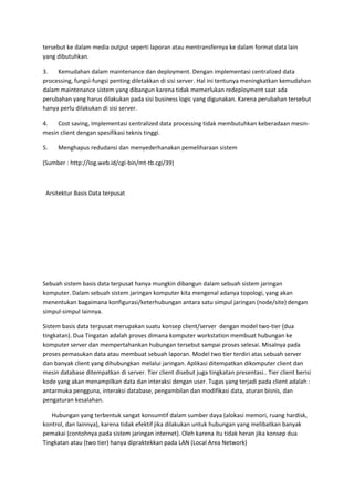 Konsep dasar basis data terpusat,ppde | PDF