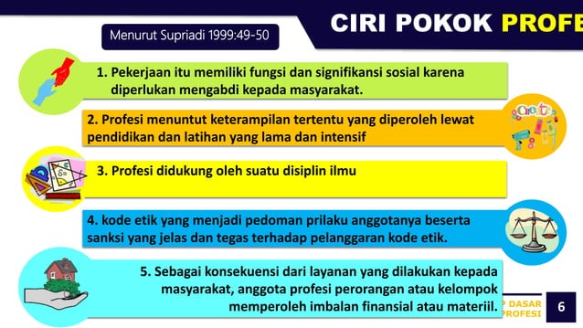 Konsep Dasar dan Pengertian Profesi, Profesional, Profesionalisasi, Profesionalisme | PPTX