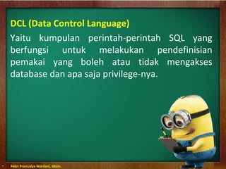 Konsep dasar database | PPT