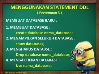 Konsep dasar database | PPT