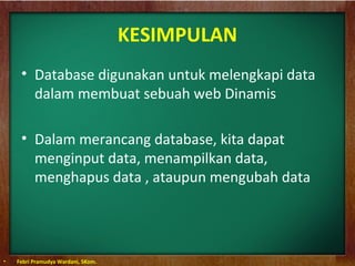 Konsep dasar database | PPT