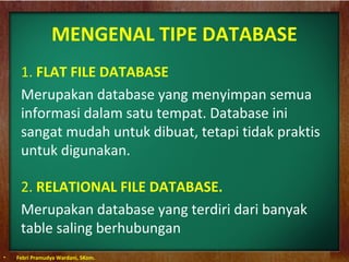 Konsep dasar database | PPT