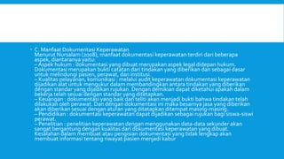 Konsep dasar dokumentasi keperawatan | PPSX