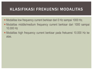 Konsep Dasar Elektroterapi | PDF