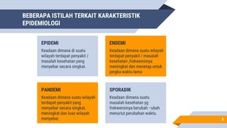 Konsep dasar epidemiologi | PPTX