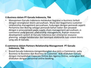 Konsep dasar erp pada garuda indonesia | PPTX