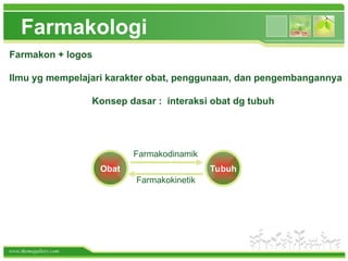 KONSEP DASAR-dasar pengetahuan FARMAKOLOGI.ppt